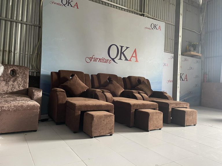 Ghế matxa chân bọc da spa - Ghế Massage Chân